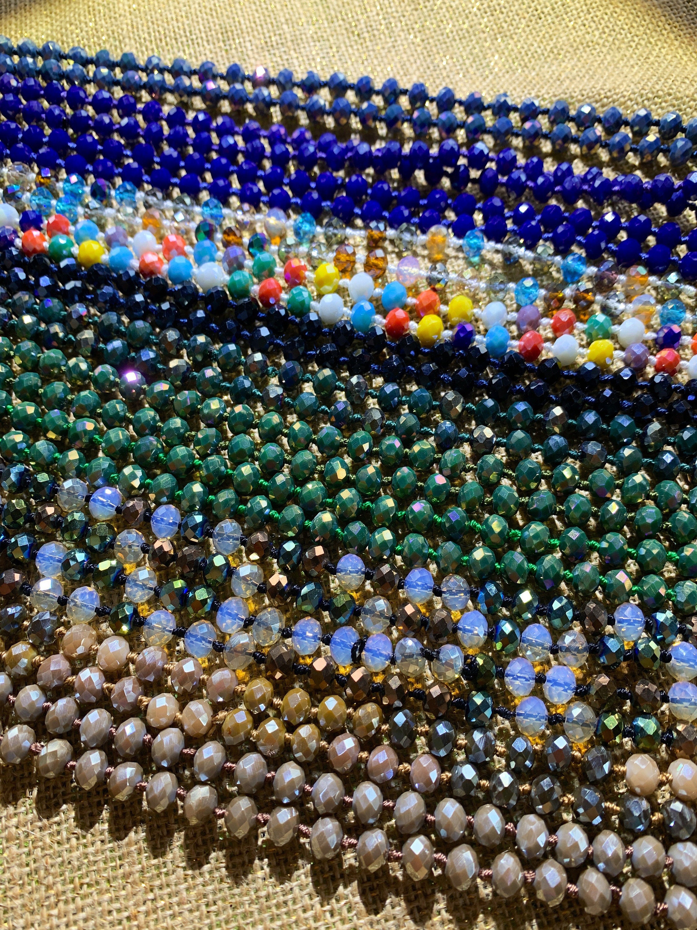 60 Long Beautiful Beaded Necklaces | Etsy