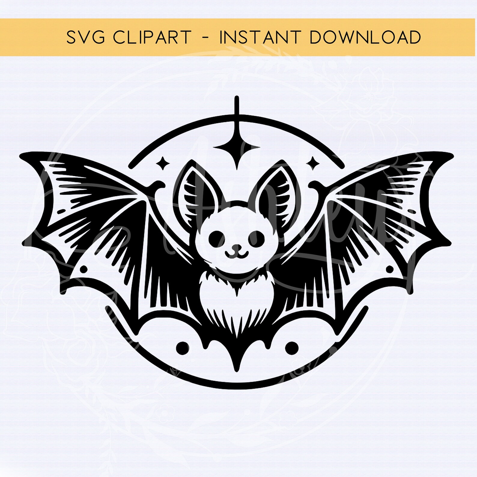 Bat Svg, Bat Clipart SVG for Cricut, Goth Bat Svg Files for Cricut ...
