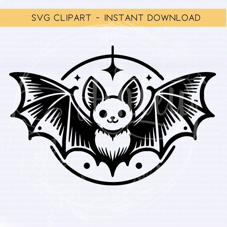 Bat Svg, Bat Clipart SVG for Cricut, Goth Bat Svg Files for Cricut ...