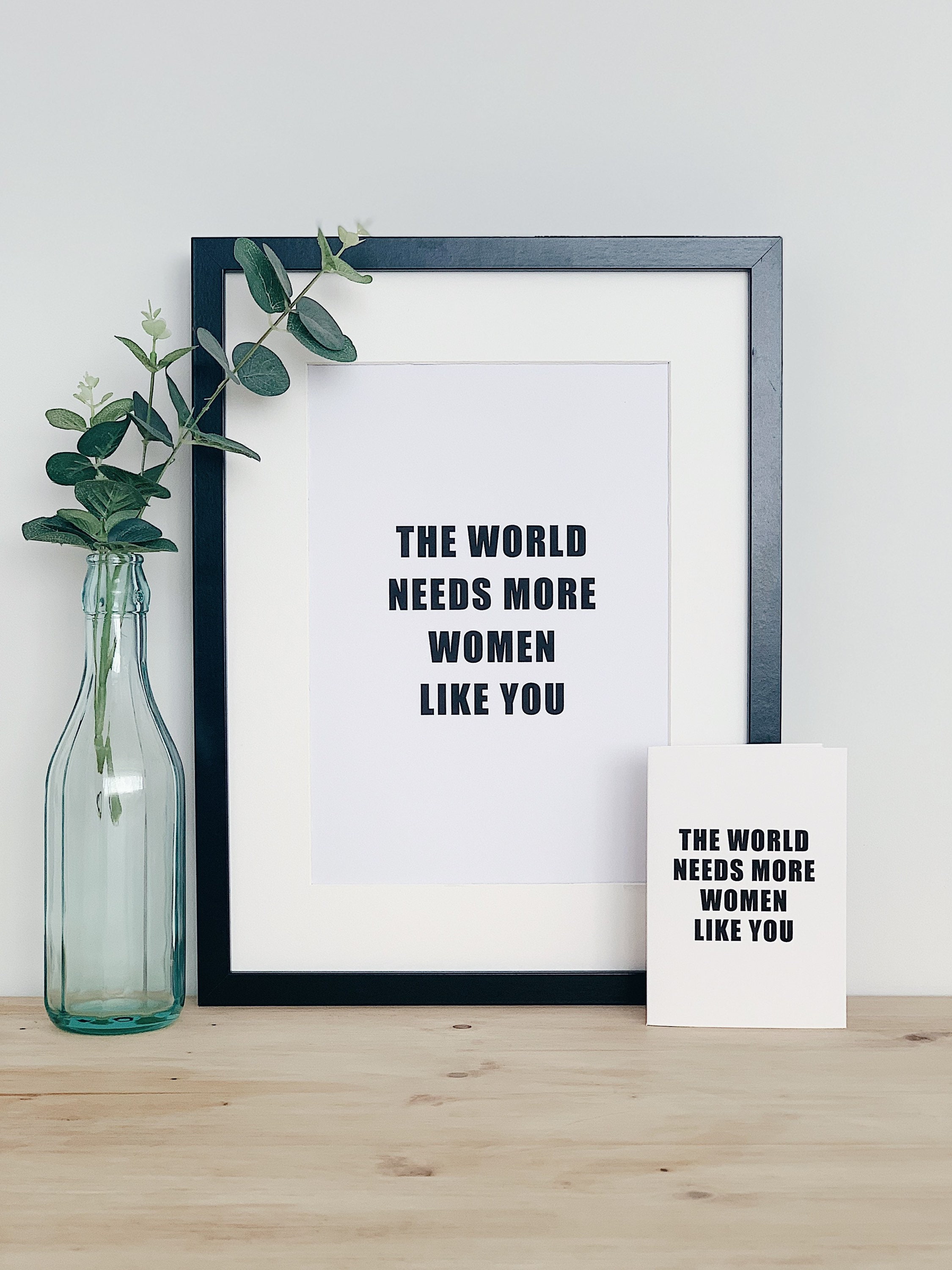 The World Needs More Women Like You Greeting Card | Etsy The World Needs More Women Like You Greeting Card | Etsy