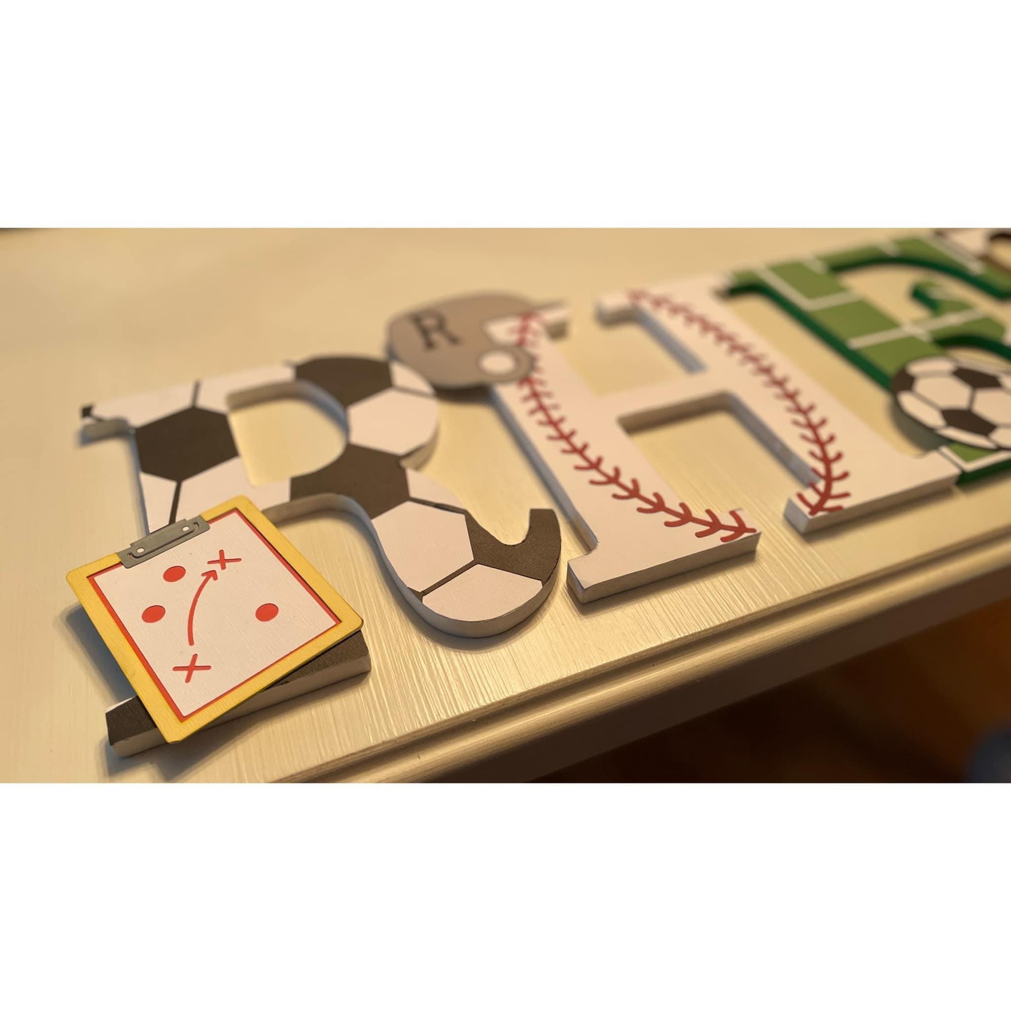 Sports Center Inspired Letters - Etsy