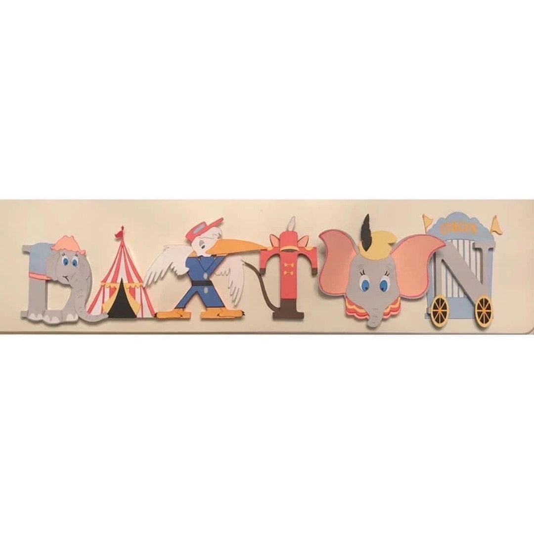 Dumbo Inspired Letters - Etsy