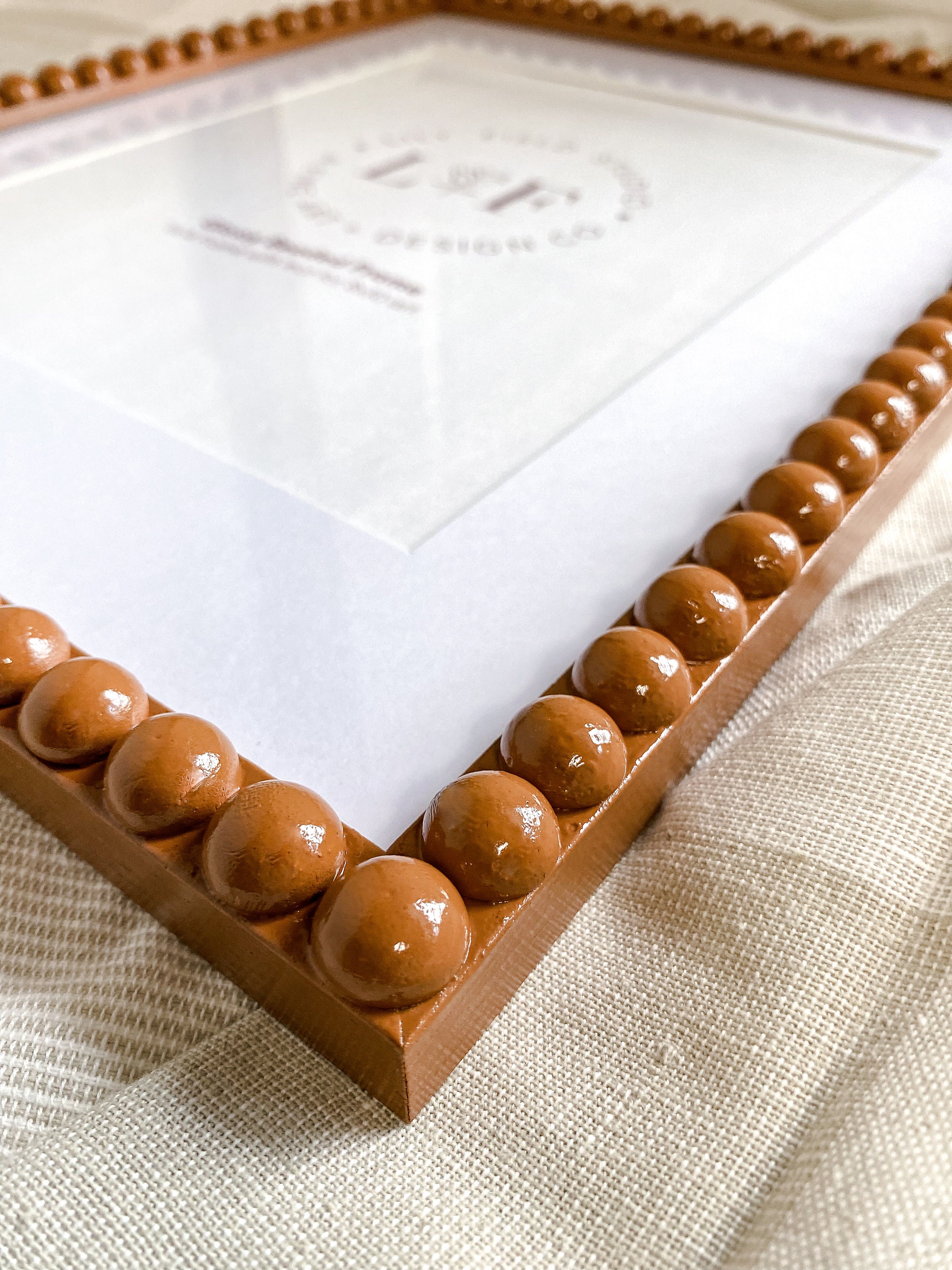 Glossy Beaded-bobbin Picture Frame Lacquered Bobbin Frame - Etsy UK