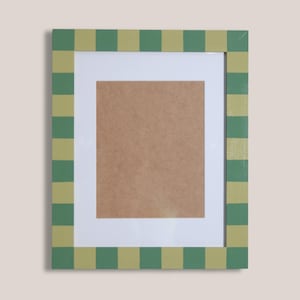 Striped Frame | Checkered Frame | Hand Painted Picture Frames | Cottage ...