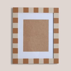 Striped Frame | Checkered Frame | Hand Painted Picture Frames | Cottage ...