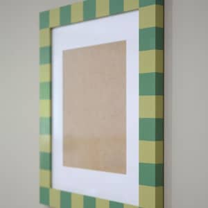 Striped Frame | Checkered Frame | Hand Painted Picture Frames | Cottage ...