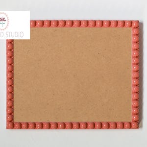 Glossy Beaded Bobbin Picture Frame | Colorful Lacquered | Bubble Frames ...