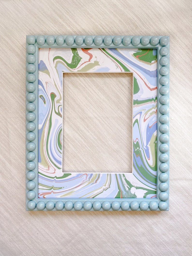 Marble Pattern Photo Mat | Marbleized Paper Matboard for Picture Frame ...