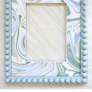 Glossy Beaded Bobbin Picture Frame | Colorful Lacquered | Bubble Frames ...