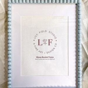 Glossy Beaded-bobbin Picture Frame Lacquered Bobbin Frame - Etsy UK