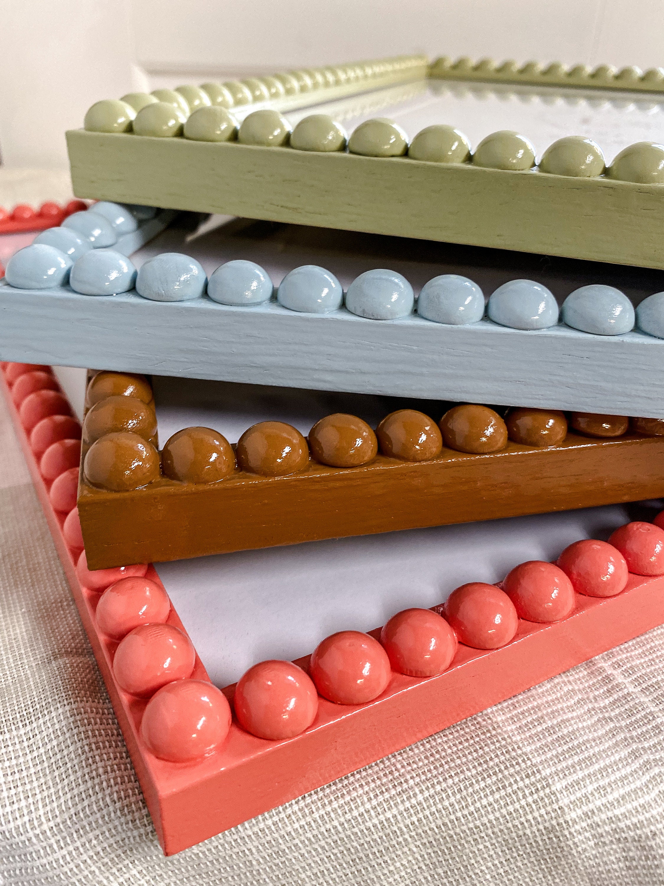 Glossy Beaded-bobbin Picture Frame Lacquered Bobbin Frame - Etsy UK