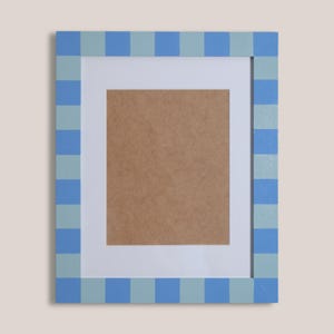 Striped Frame | Checkered Frame | Hand Painted Picture Frames | Cottage ...