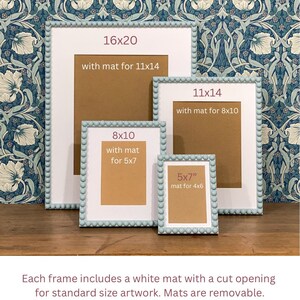 Glossy Beaded Bobbin Picture Frame Lacquered Bobbin Frame Painted ...