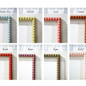 Glossy Beaded Bobbin Picture Frame | Lacquered Bobbin Frame | Bubble ...