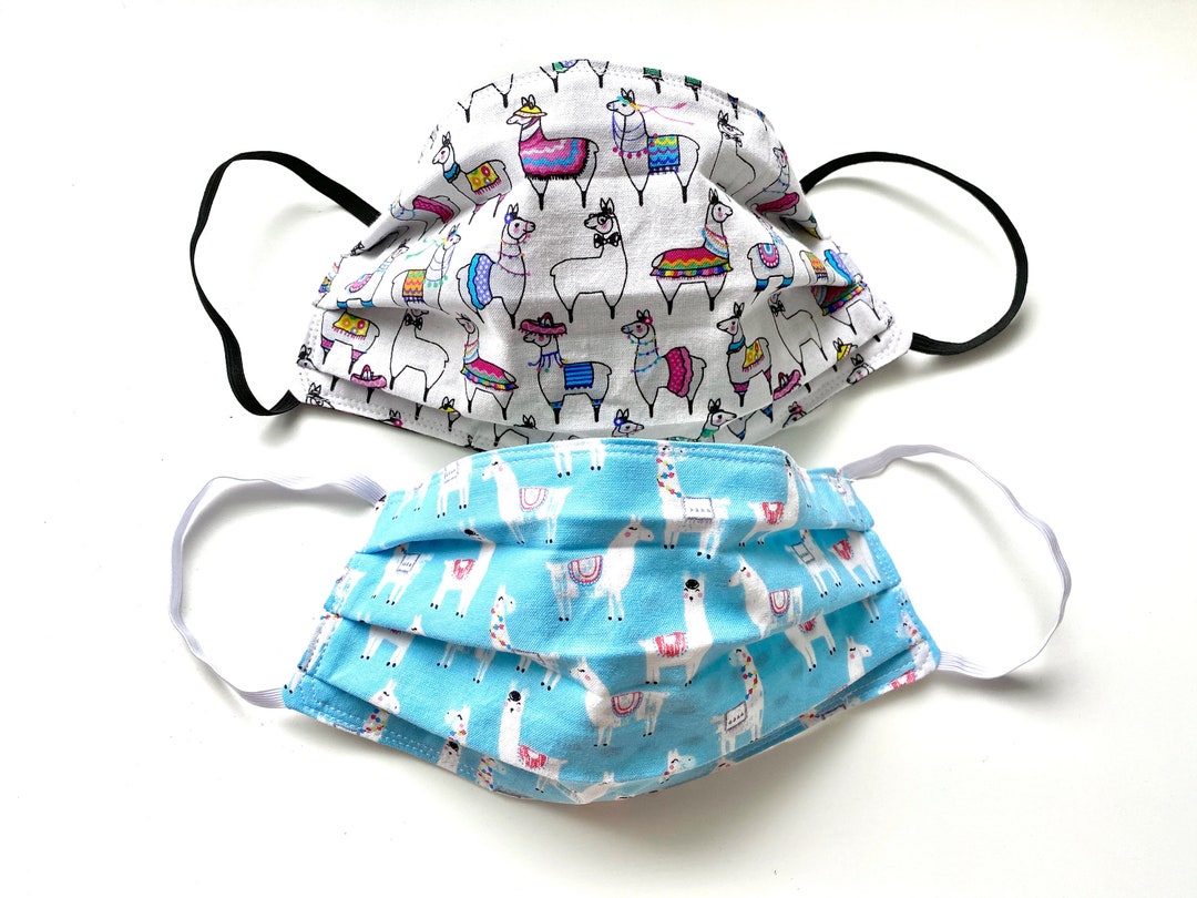 ADJUSTABLE Llama Face Mask Women or Child Sizes - Etsy