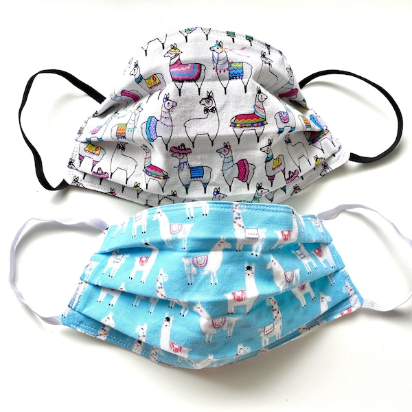 Llama Face Mask - Etsy
