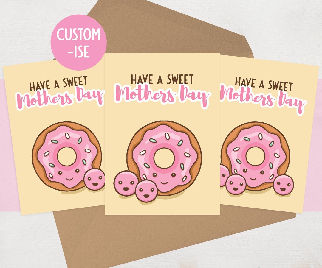 Mothers Day Card From the Kids - Personalised From Baby, From Children ...