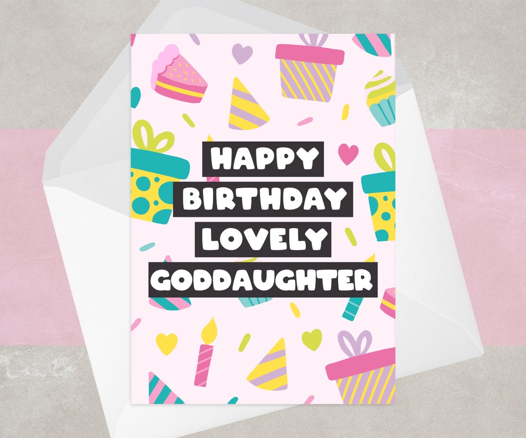 Goddaughter Birthday Card | Special Birthday Card for Goddaughter ...