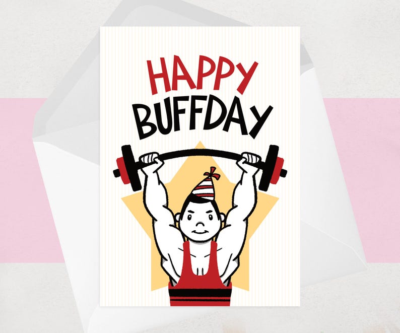 Funny Gym Birthday Card | Fitness Gift for Him or for Her | Happy ...