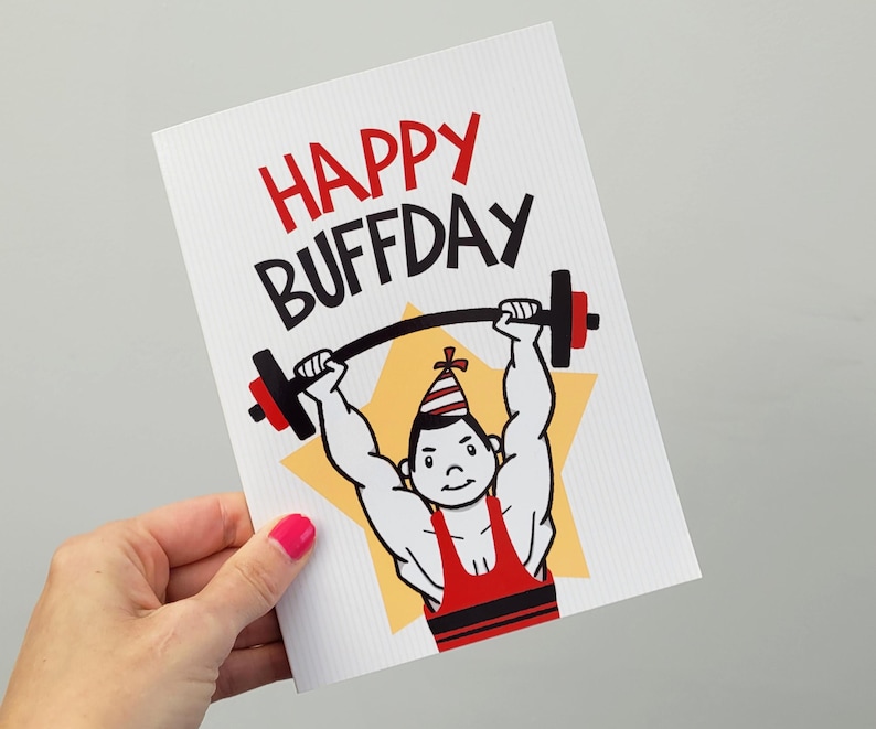Funny Gym Birthday Card | Fitness Gift for Him or for Her | Happy ...
