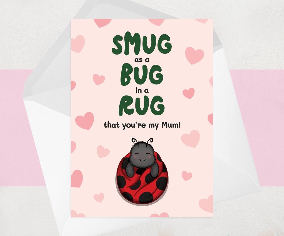 Cute Mothers Day Card for Mum - From Baby, From Child - First Mother's ...