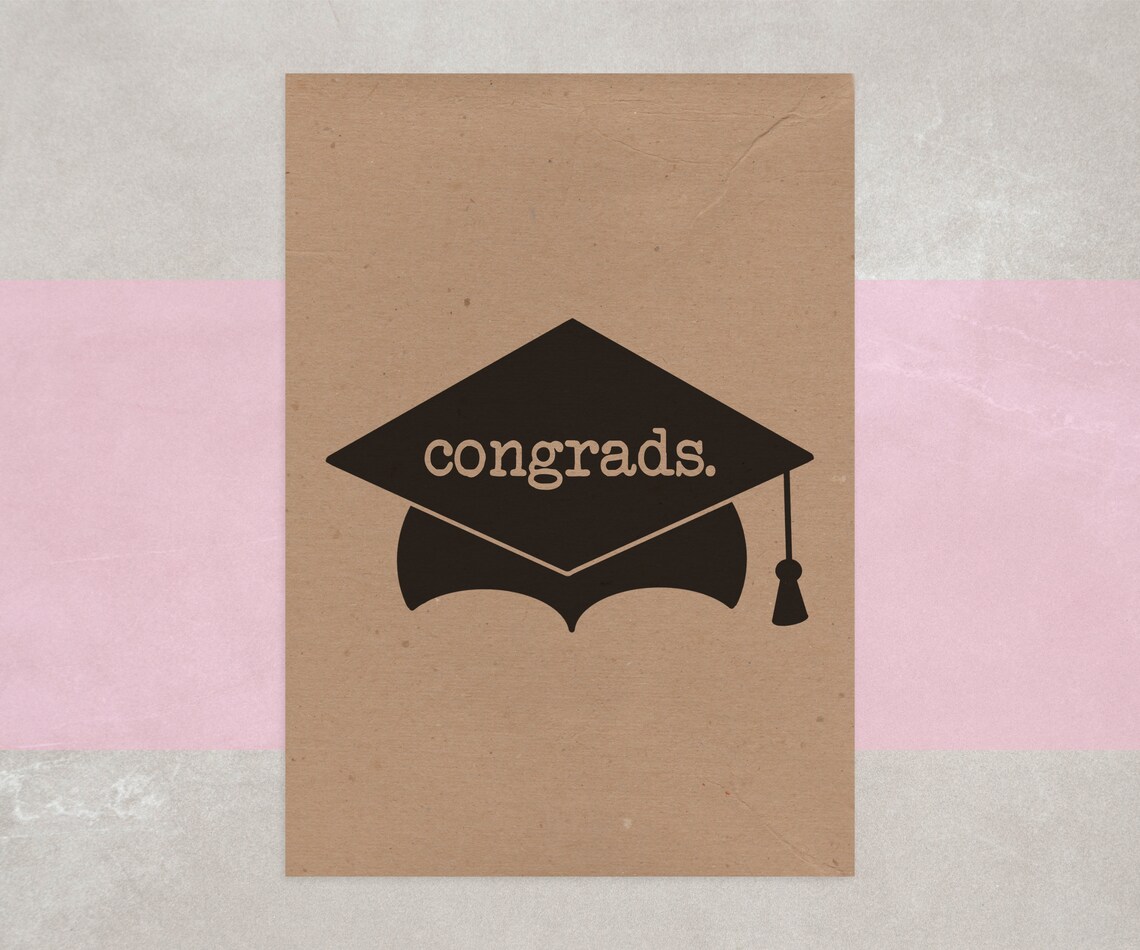 Graduation Card Congratulations Well Done Congrads | Etsy UK