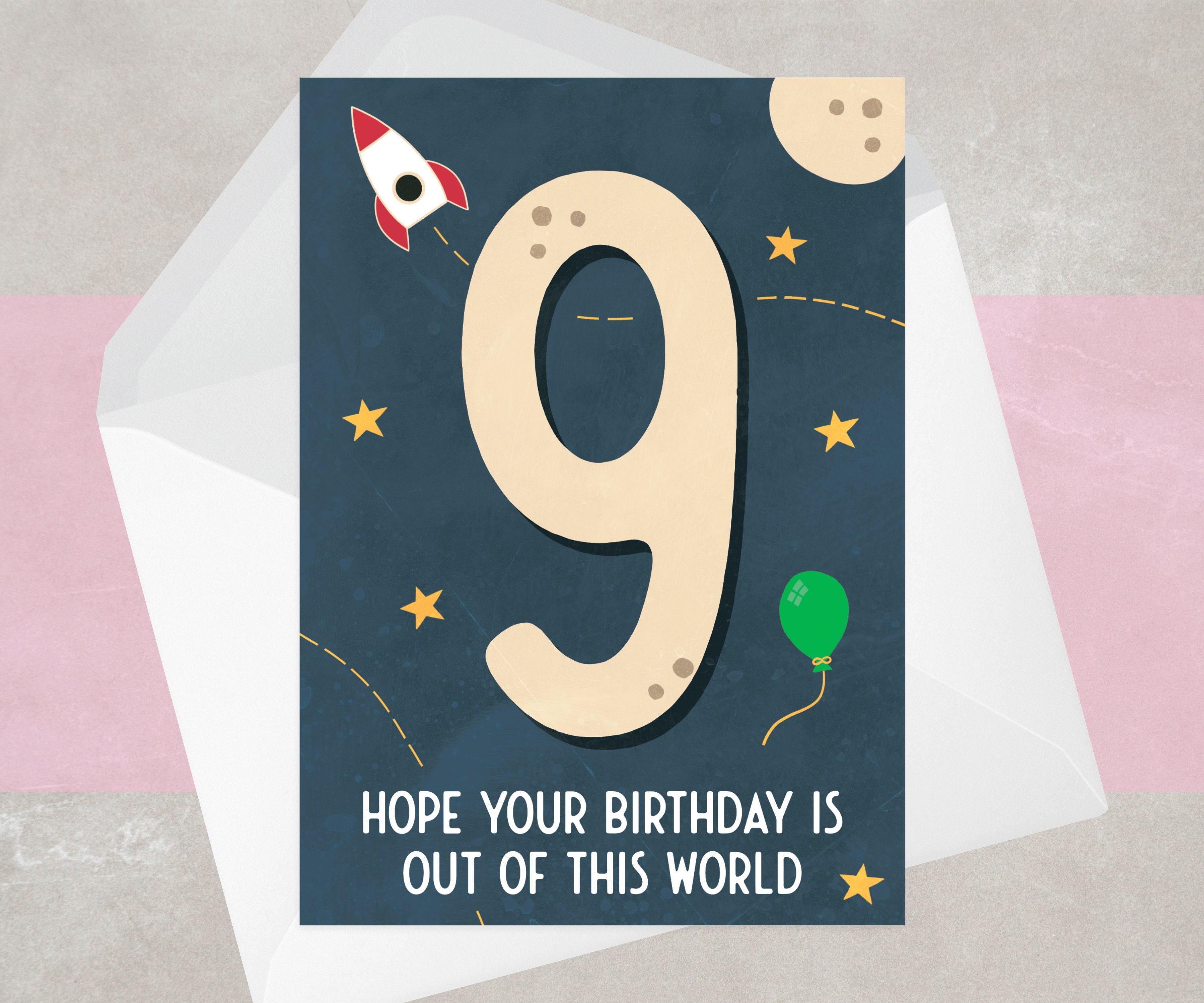 9th Birthday Card Personalised 9th Birthday Card and Gift - Etsy UK
