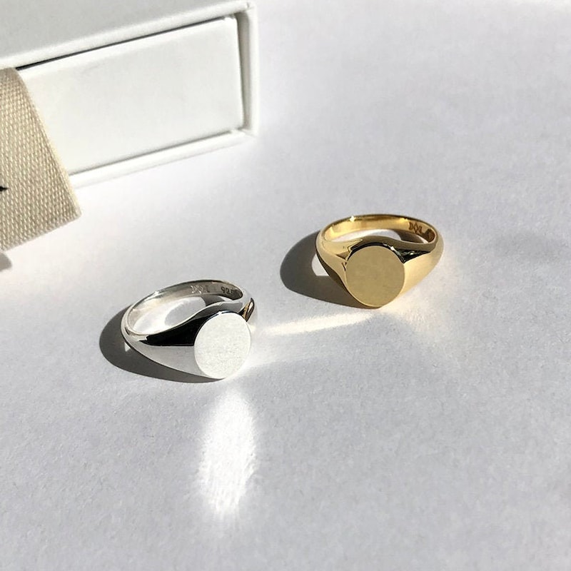 Mens R Signet - Etsy UK