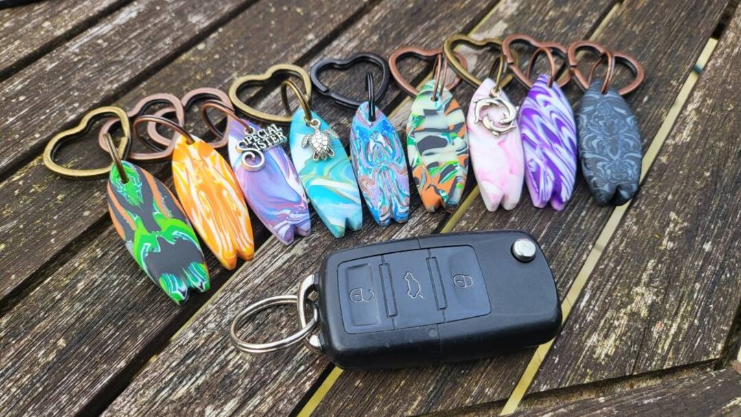 Surfboard Gift | Miniature Piece of Art to Carry Around on Your Bag ...