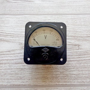 Timeless Voltmeter - Steampunk Style Collectible - Classic Voltmeter ...