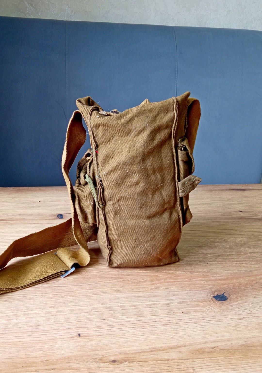 Soviet Military Bag Beige Canvas Bag Hiking Military Bag Army Kitbag ...