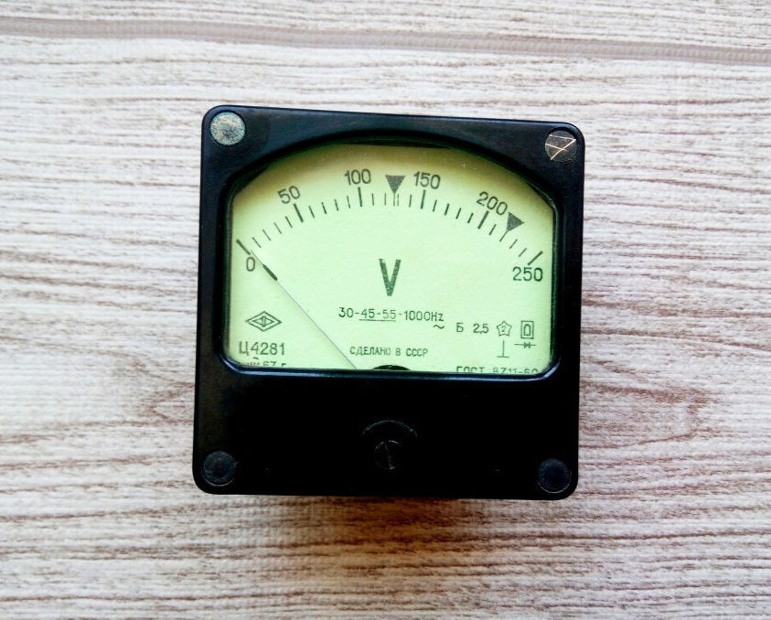 Retro Voltage Reader Antique Tech Decor Industrial Chic Home Accent - Etsy