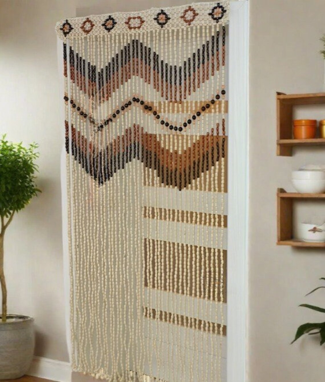 Bohemian Style Bead Door Curtains - Etsy