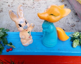 Plastic Toy Fox - Etsy