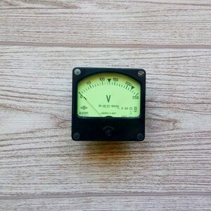 Retro Voltage Reader - Antique Tech Decor - Industrial Chic Home Accent ...