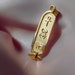 18K Gold Cartouche, Custom Made Cartouche Pendant, Egyptian ...