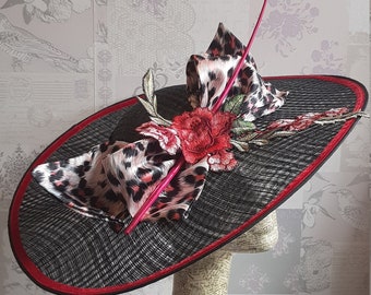 Leopard Print Derby Hat - Etsy
