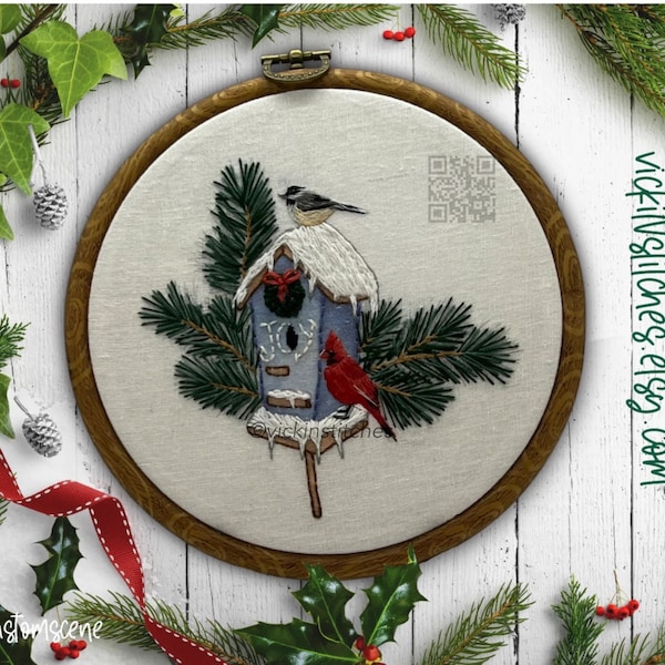 Cardinal Embroidery - Etsy