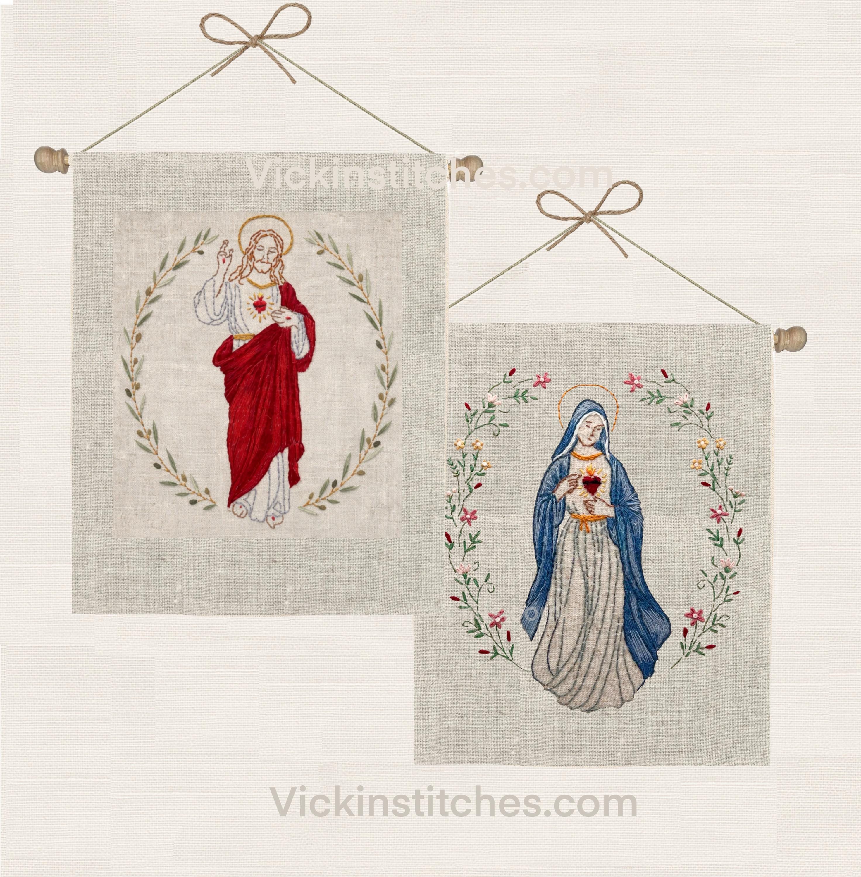 Hail Mary, Mother of God, Holy Mother Embroidery Kit. Madonna - Etsy