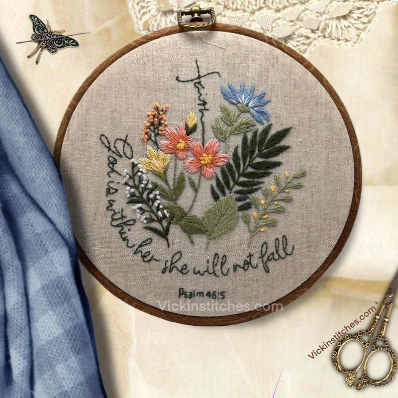 Christian Embroidery - Etsy