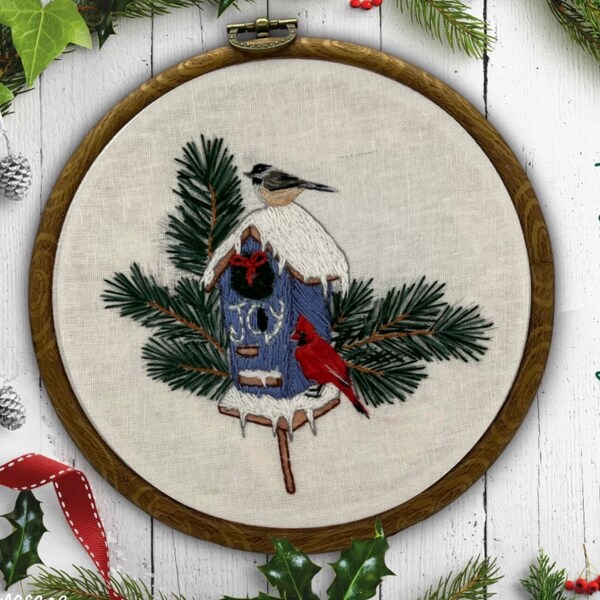 Cardinal Embroidery - Etsy