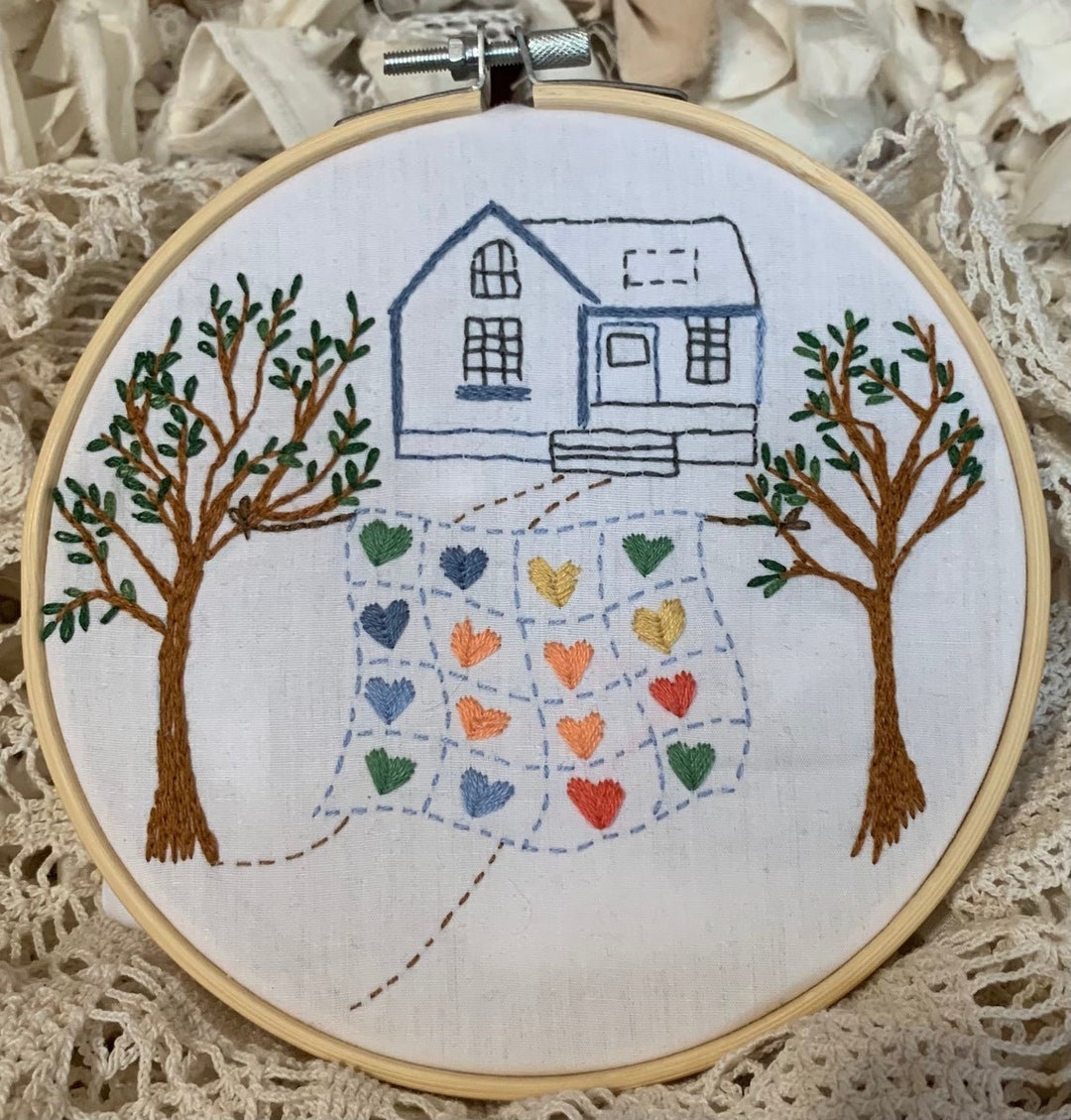 Pattern Hand Embroidery Design PDF Instant Download Printable easy ...