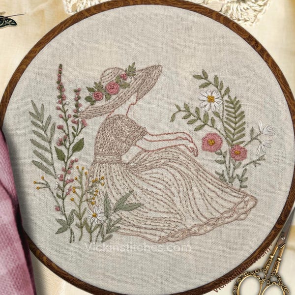 Lady Embroidery - Etsy