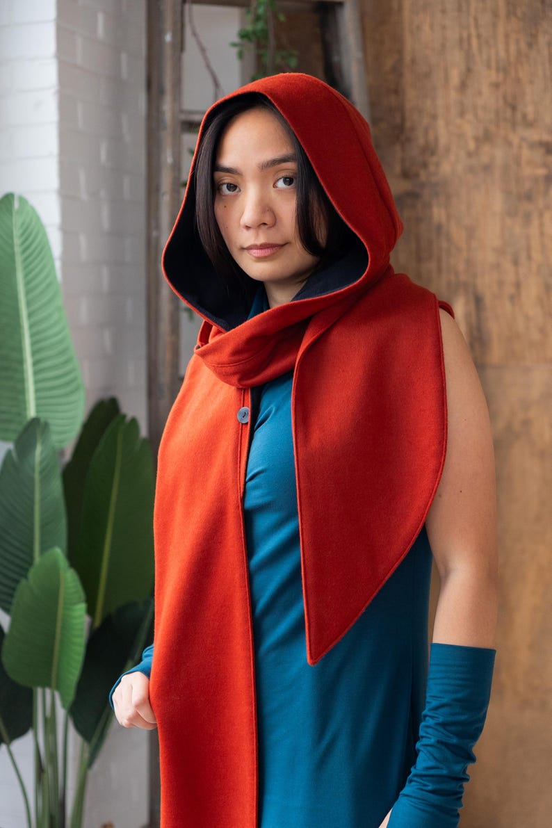 Wanderer Hood - Wool Version // Scarf / Shawl / Hood - Etsy