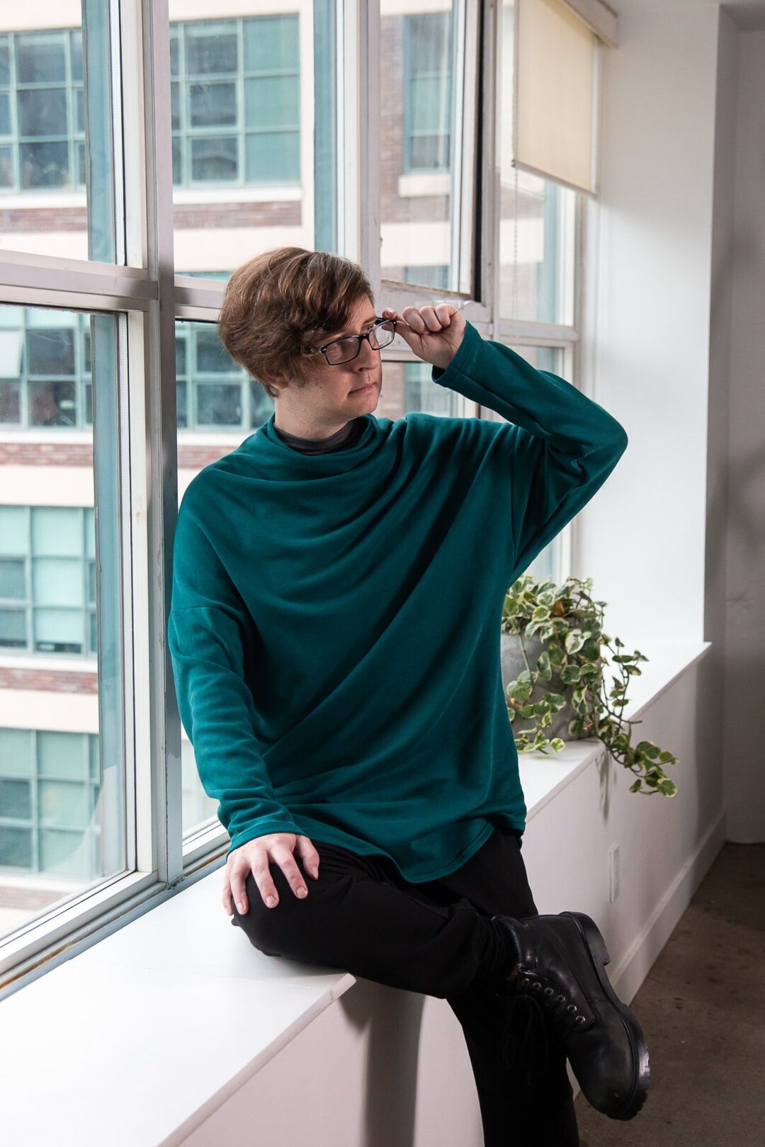 Cleric Tunic // Cowl Neck Tunic / Oversize Sweater - Etsy