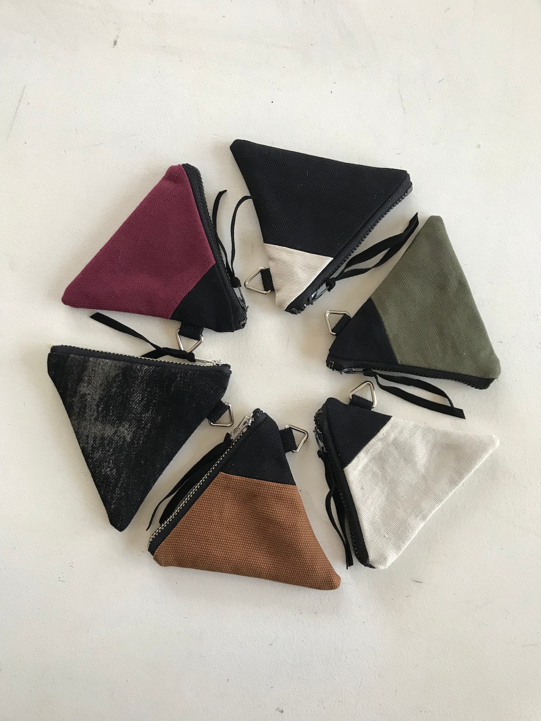 Triangle Coin Purse - Etsy
