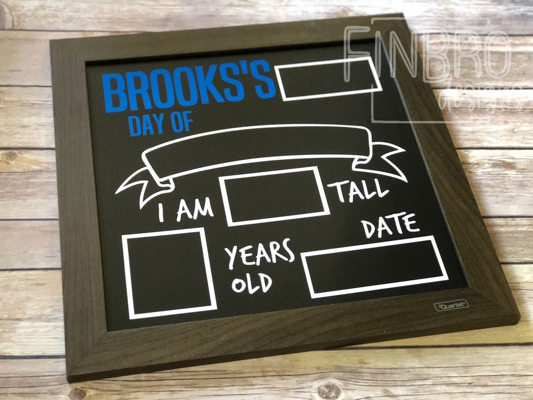 Reusable First/last Day of School Chalkboard Sign - Etsy