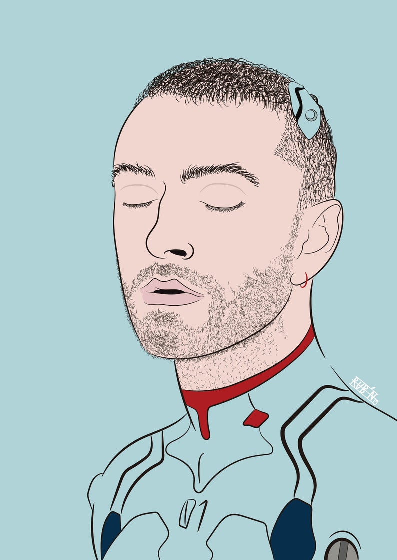 Sam Smith Neon Genesis Evangelion 01 LIMITED EDITION Rubén Rangel 2019 ...