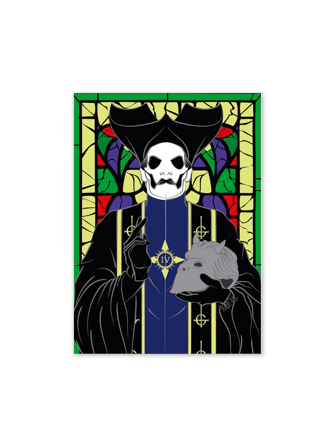 Ghost - Cardinal Copia Papa Emeritus IV - LIMITED EDITION by Rubén ...