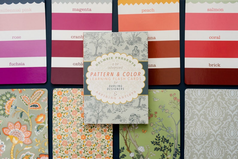 Patter and Color Flash Cards Pantone Kids Deck Designer - Etsy